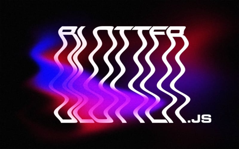 Efek Teks Menggunakan Blotter.js | Notasi oleh Visualnaut