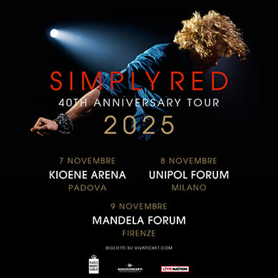 SIMPLY RED - 40TH ANNIVERSARY TOUR 2025