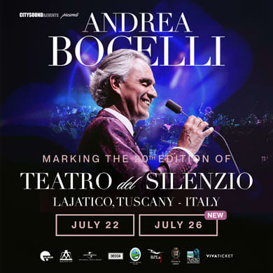 ANDREA BOCELLI - TEATRO DEL SILENZIO 2025