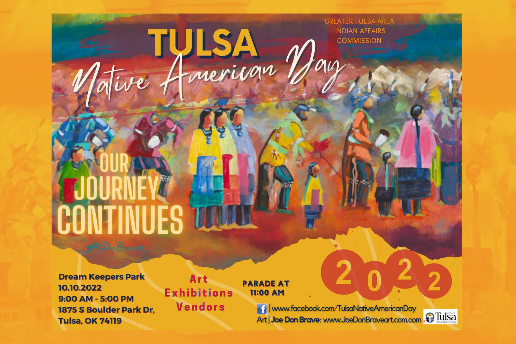 Sixth Annual Tulsa Native American Day Will Be Oct. 10; Sign Up to ...