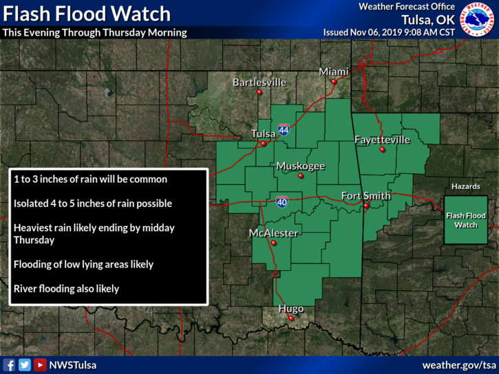 Flash Flood Watch issued Wednesday into Thursday | Verified News Network