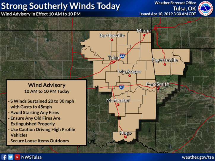 Wind Advisory issued until 10 p.m. | Verified News Network