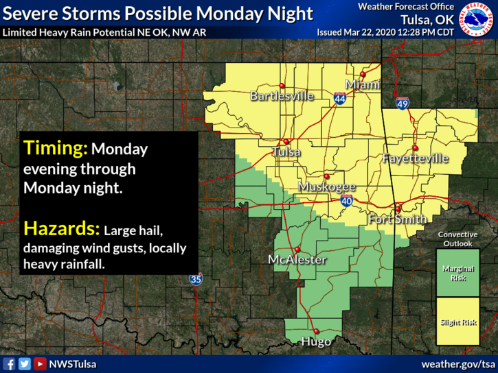 Severe storms possible Monday night | Verified News Network