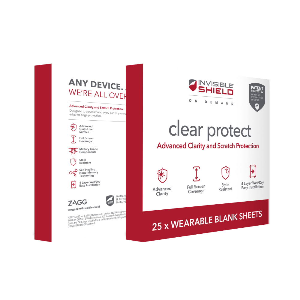 Wholesale Zagg - Isod Clear Protect 4 Layer Film Screen Protector 25 ...