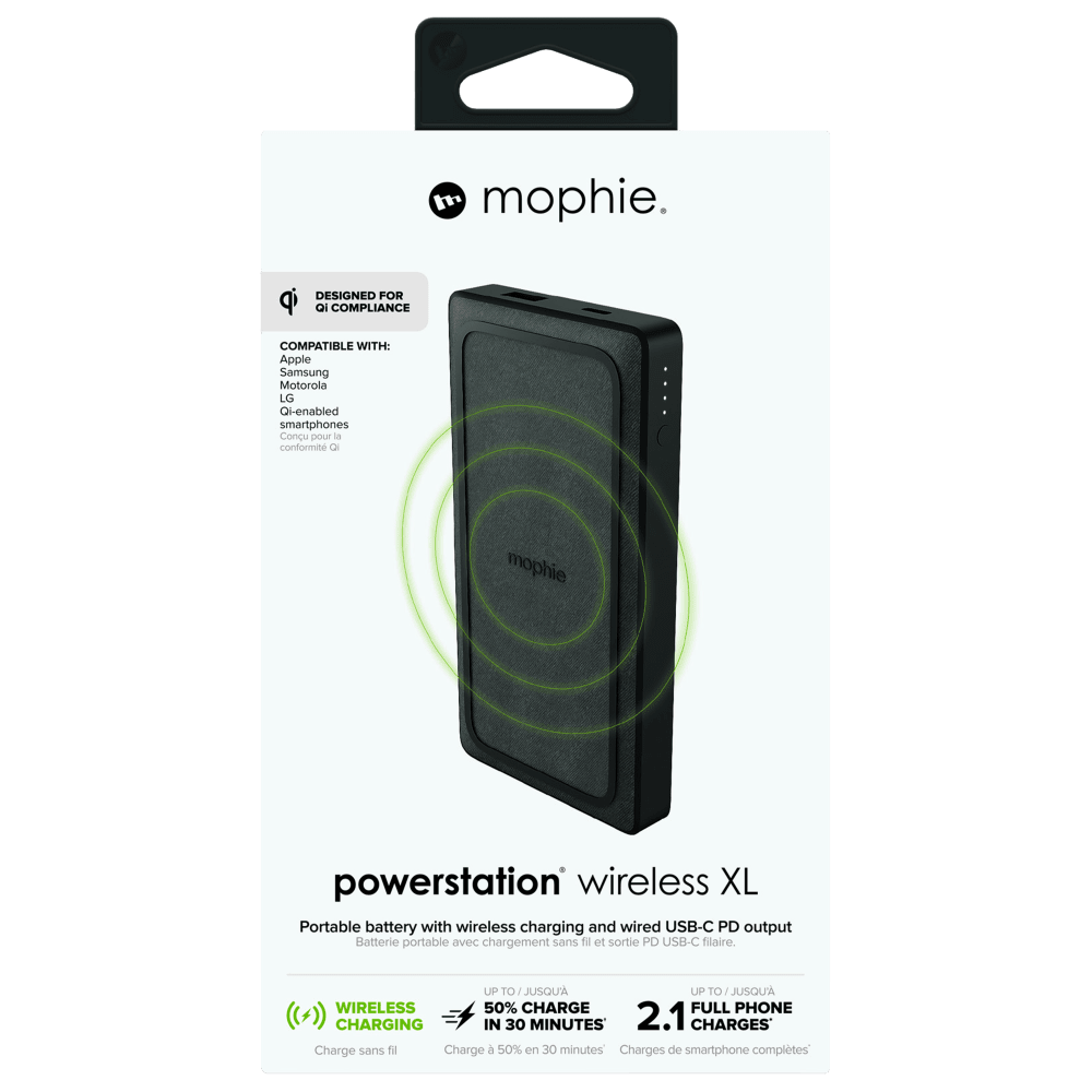 Wholesale Mophie - Powerstation Wireless Xl Power Bank 10,000 Mah ...