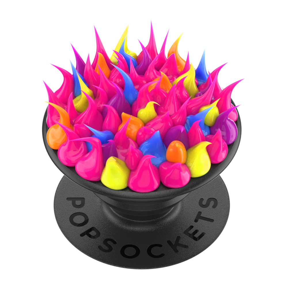Wholesale Popsockets - Popgrip Premium - Spiky Pink Acid | 806299