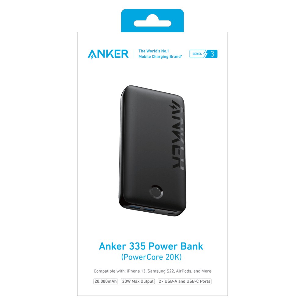 Wholesale Anker - Powercore 335 Pd Power Bank 20w 20,000 Mah - Black ...