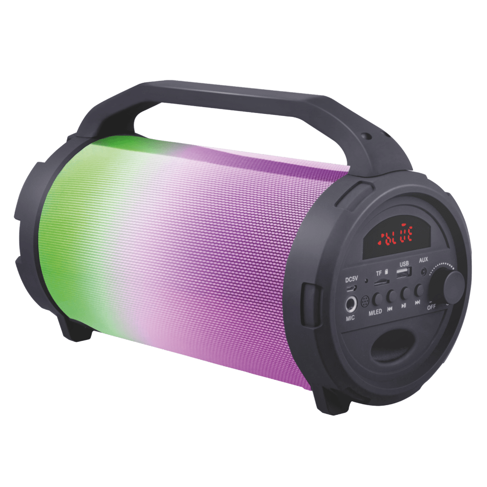 Wholesale Ampd - Led Light Show Bazooka Bluetooth Speaker - Black | Aa ...