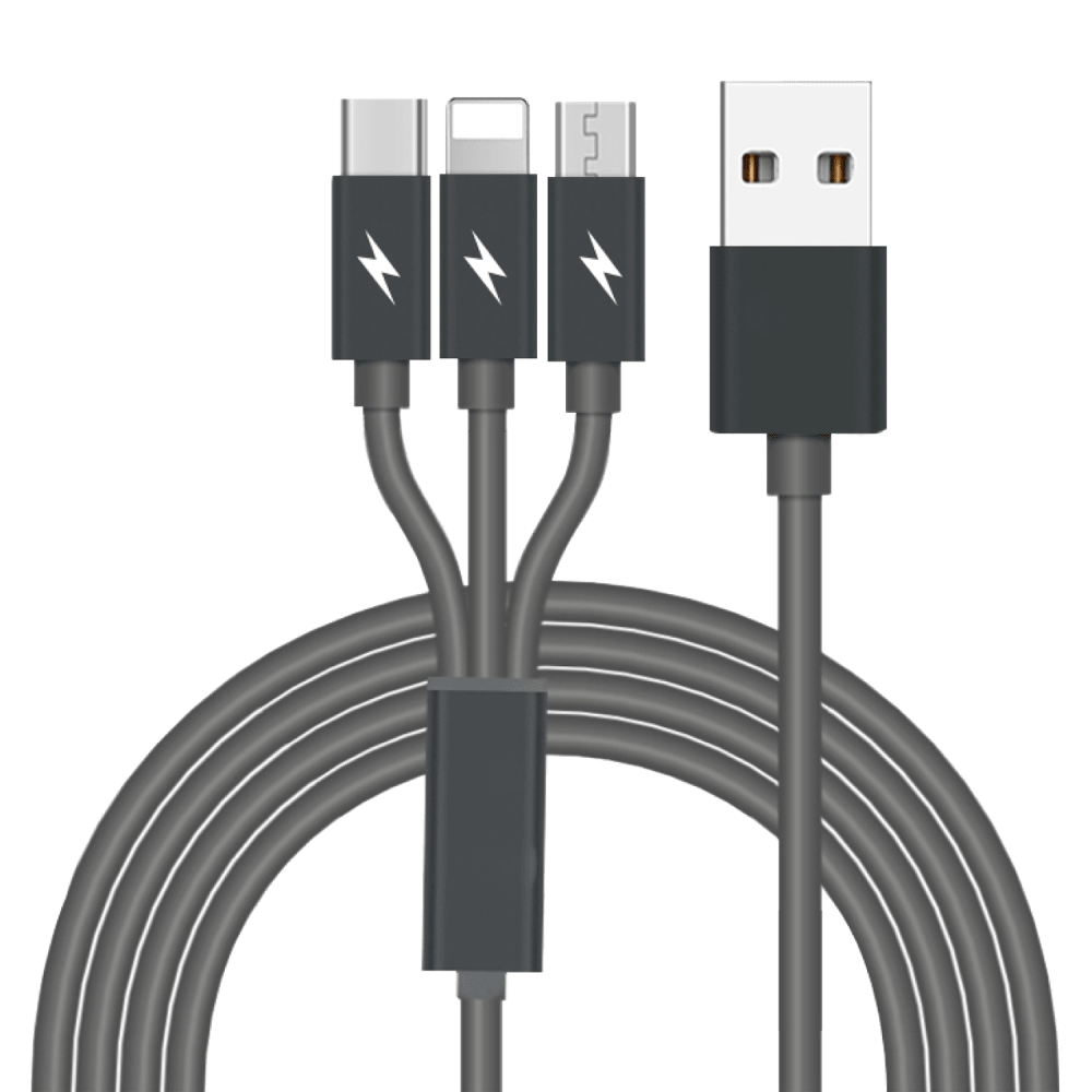 Wholesale Ampd - 3 In 1 Multi Tip Usb Connection Cable - Black | Aa-usb ...