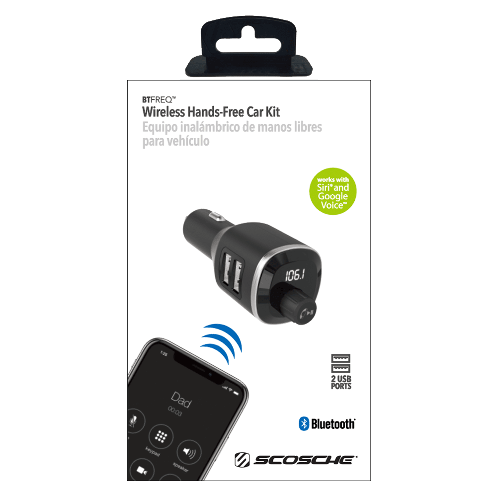 Wholesale Scosche - Btfreq Bluetooth Fm Transmitter With 2 Charging ...