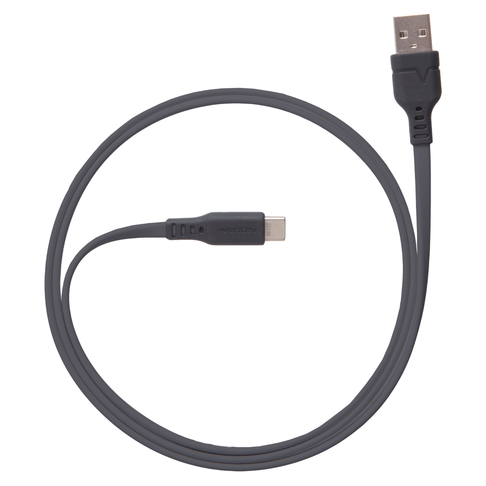 Wholesale Ventev - Chargesync Flat Usb A To Usb C Cable 3.3ft - Gray ...