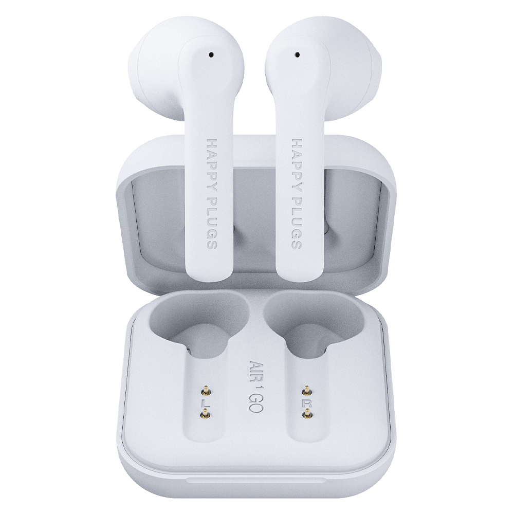 Wholesale Happy Plugs - Air 1 Go Earbud Headphones - White | 1670