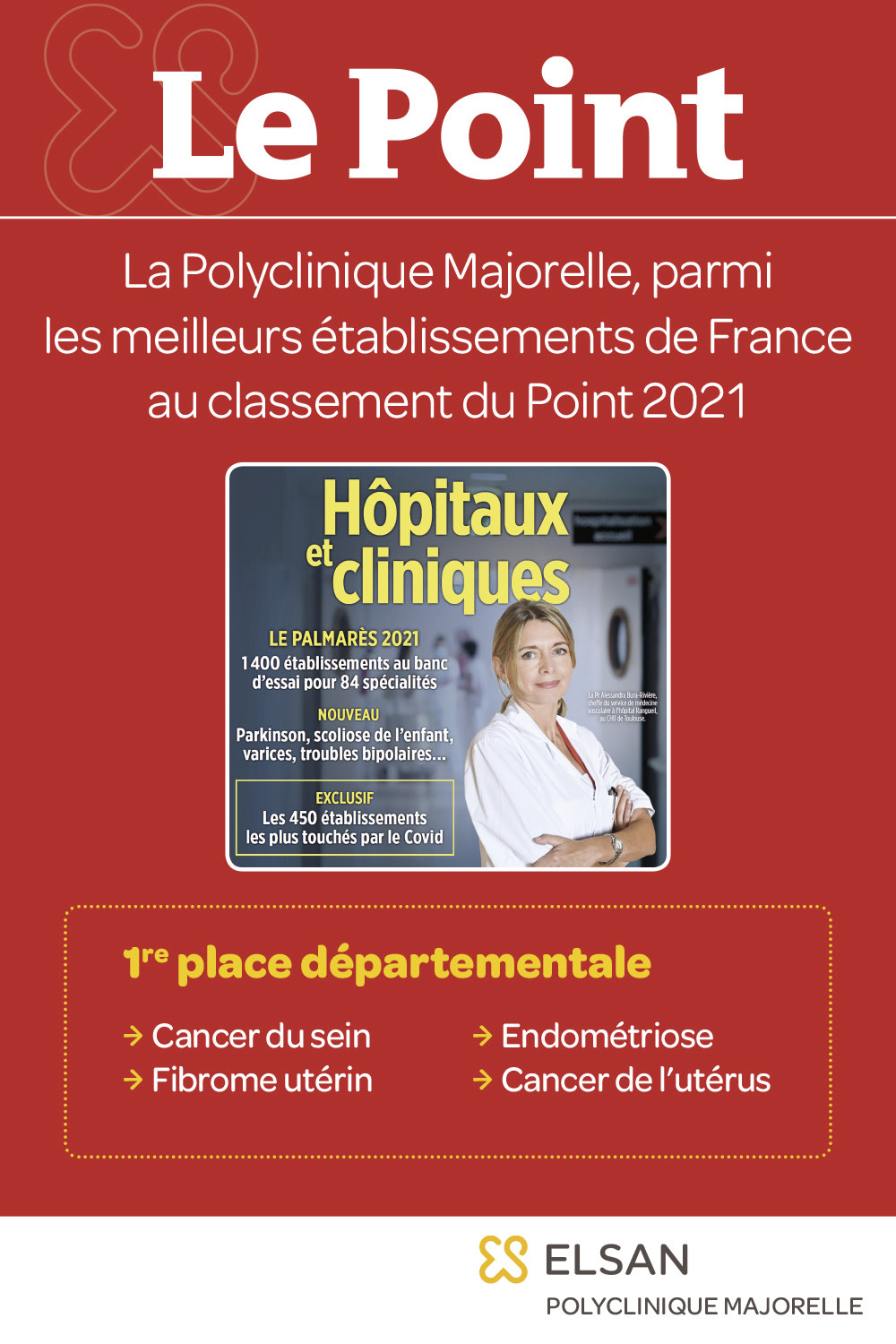 Palmarès Le Point | Elsan