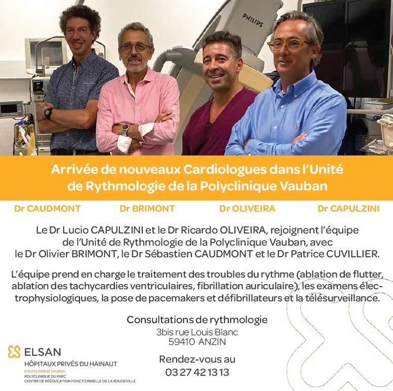 Arrivée de nouveaux Cardiologues dans l’Unité de Rythmologie de la ...