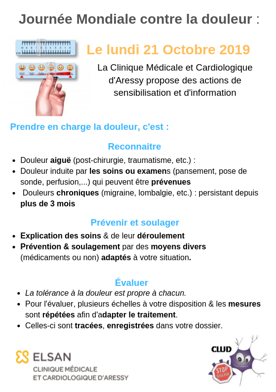 Journée mondiale contre la douleur | Elsan