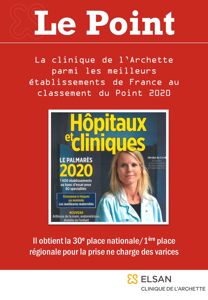 Classement Le Point 2020 | Elsan