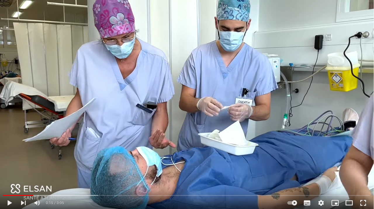 Rôle de l’aide-soignante au bloc main et création de kits ALR | Elsan