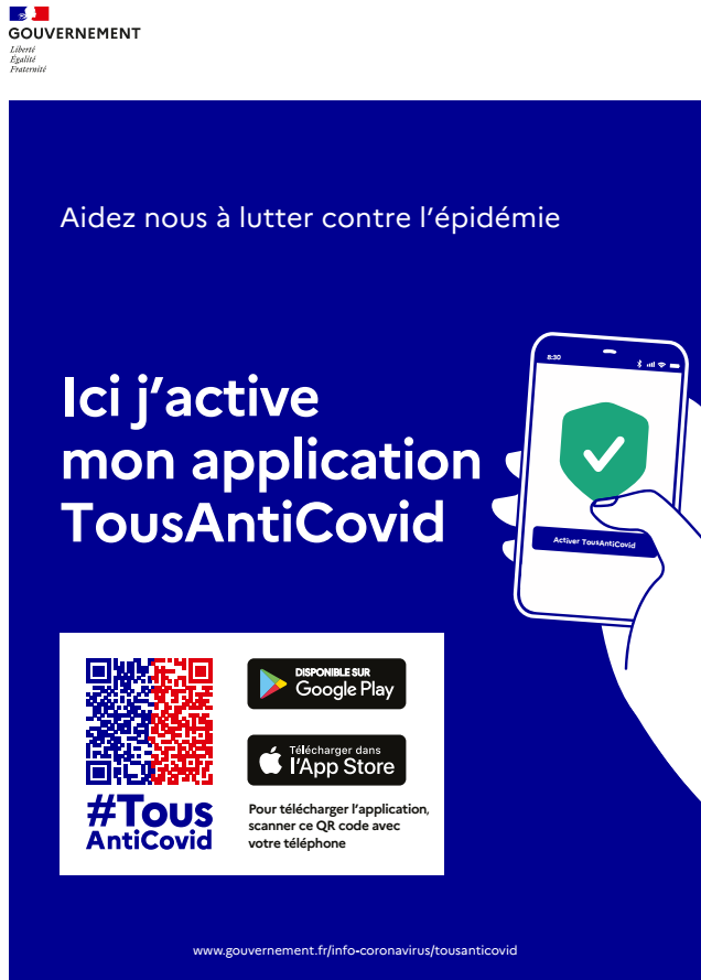 Téléchargez l'application "TousAntiCovid" ! | Elsan