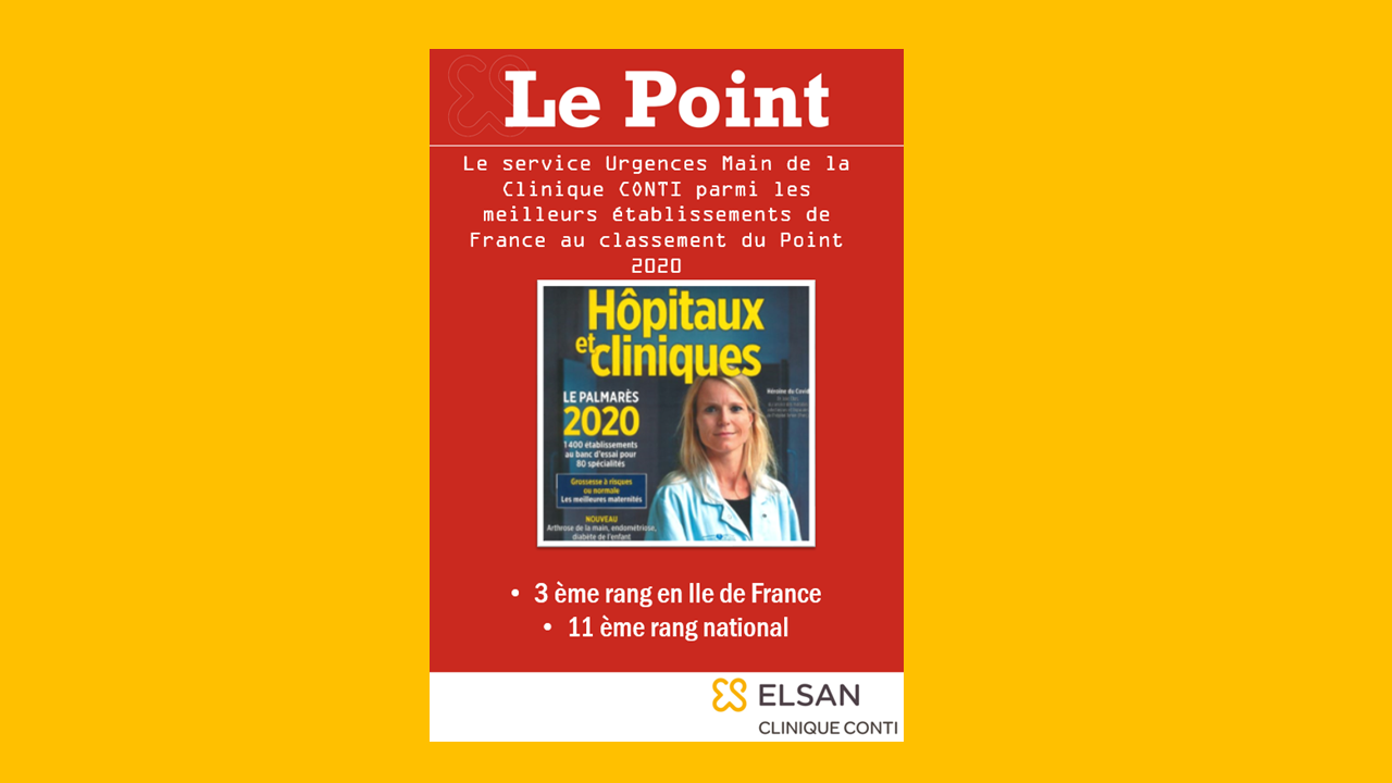 Classement Le Point 2020 | Elsan
