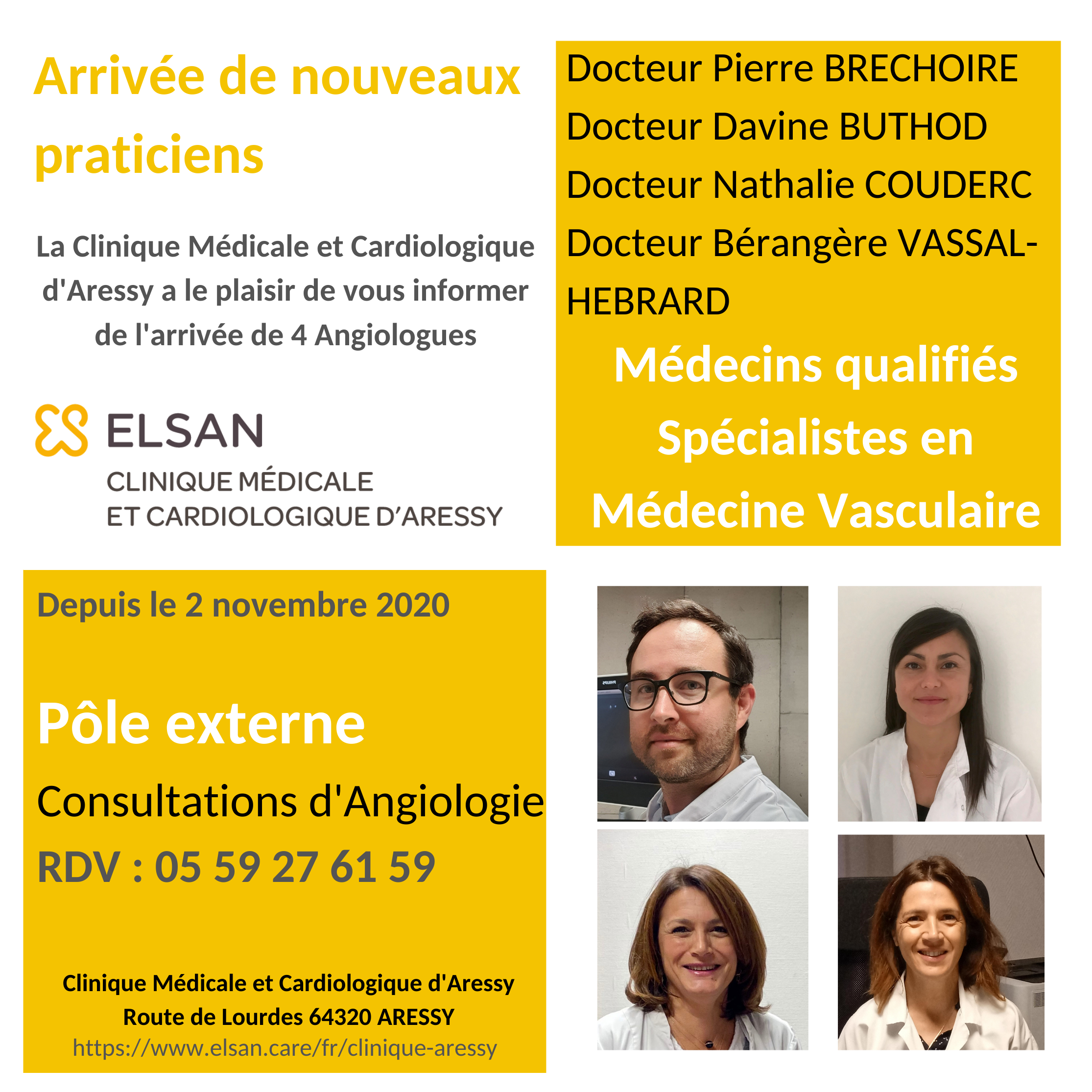 Consultations d'Angiologie | Elsan