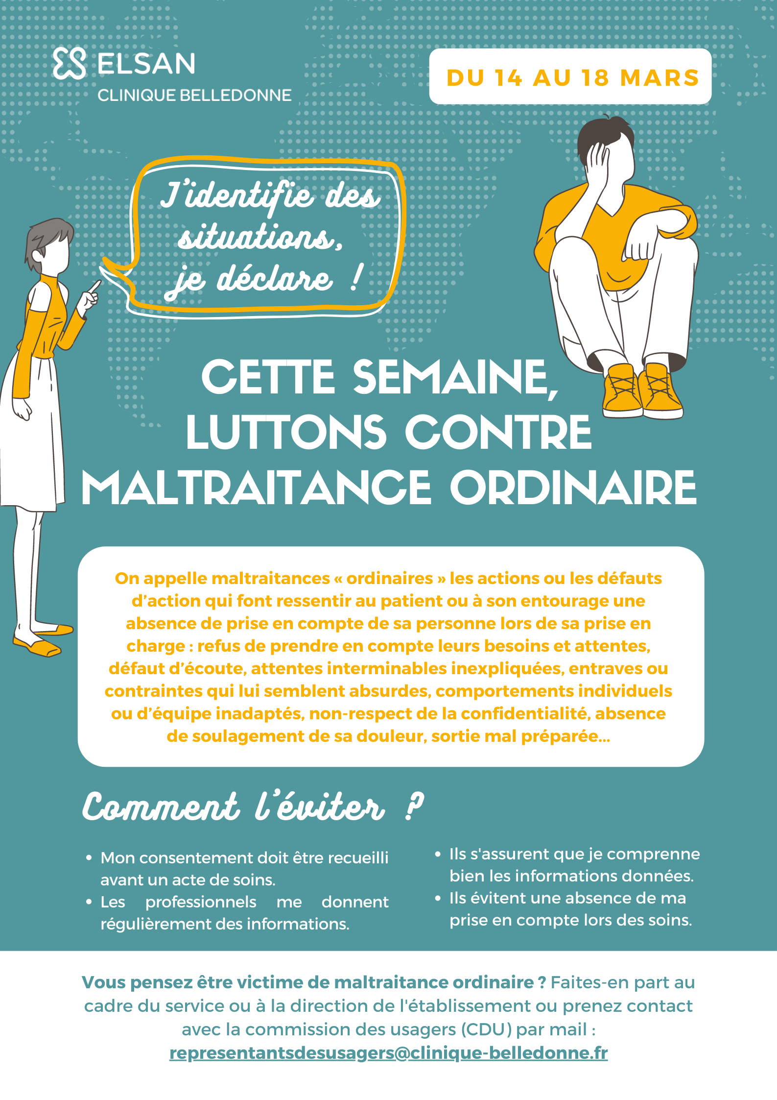 Semaine de lutte contre la maltraitance ordinaire | Elsan