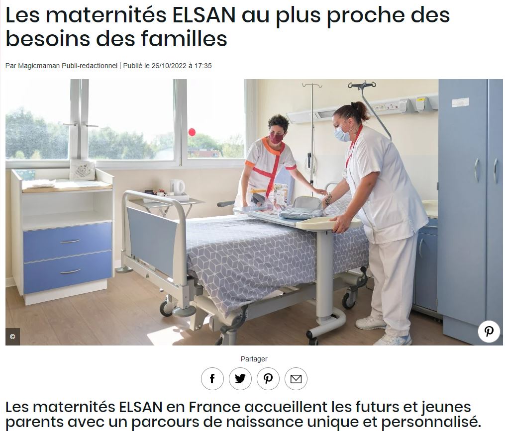 Reportage photos maternité | Elsan