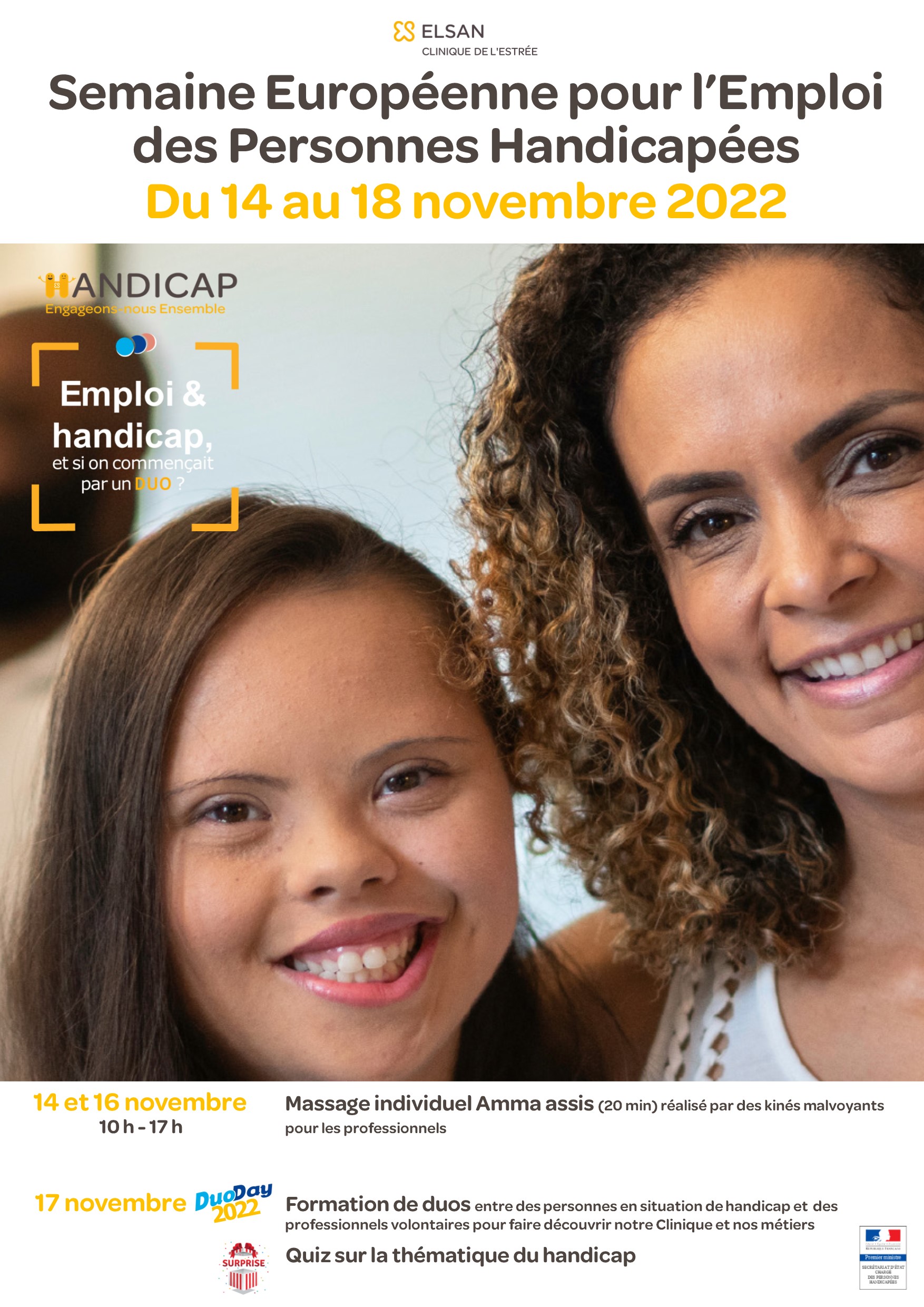 Semaine Européenne pour l'Emploi des Personnes Handicapées | Elsan