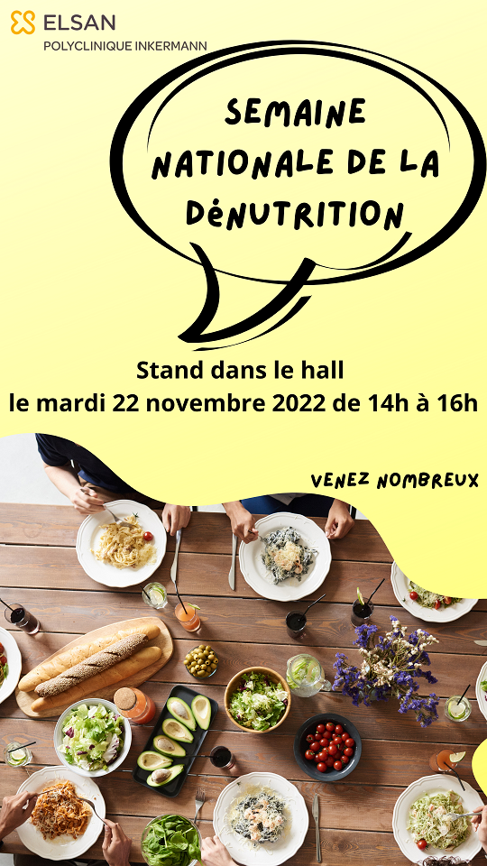 Semaine Nationale de la Dénutrition Polyclinique INKERMANN Niort