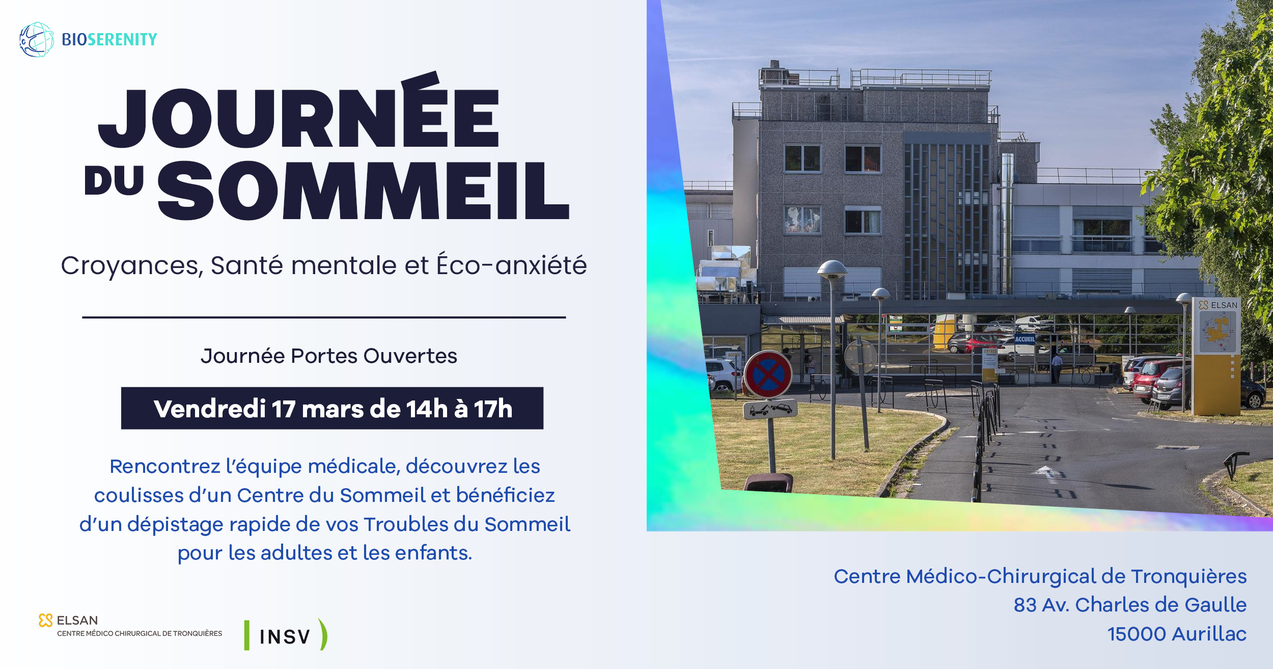 Journée du sommeil 2023 - Porte ouverte | Elsan