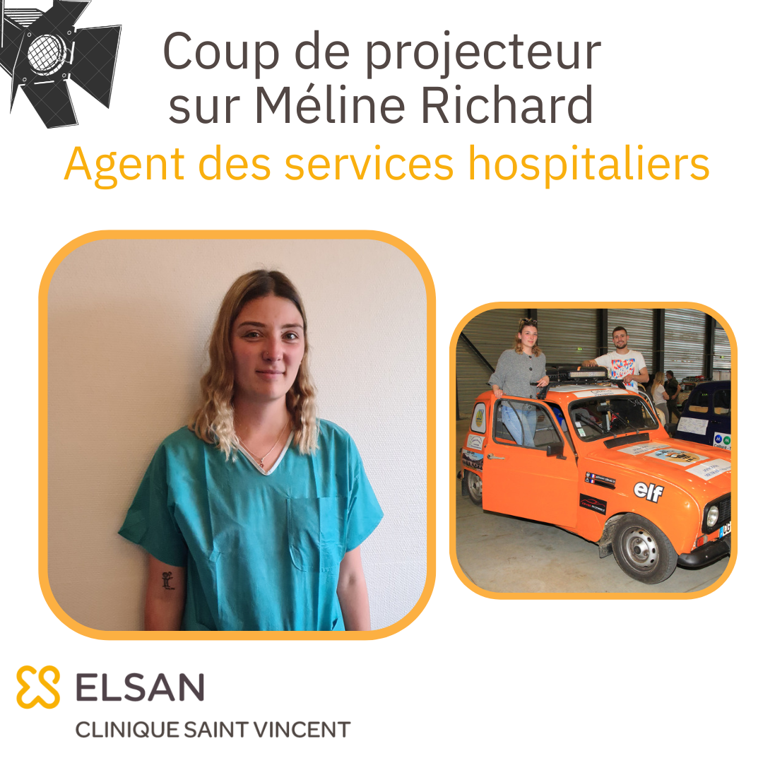 Coup de projecteur sur Méline RICHARD Agent des services hospitalier ...