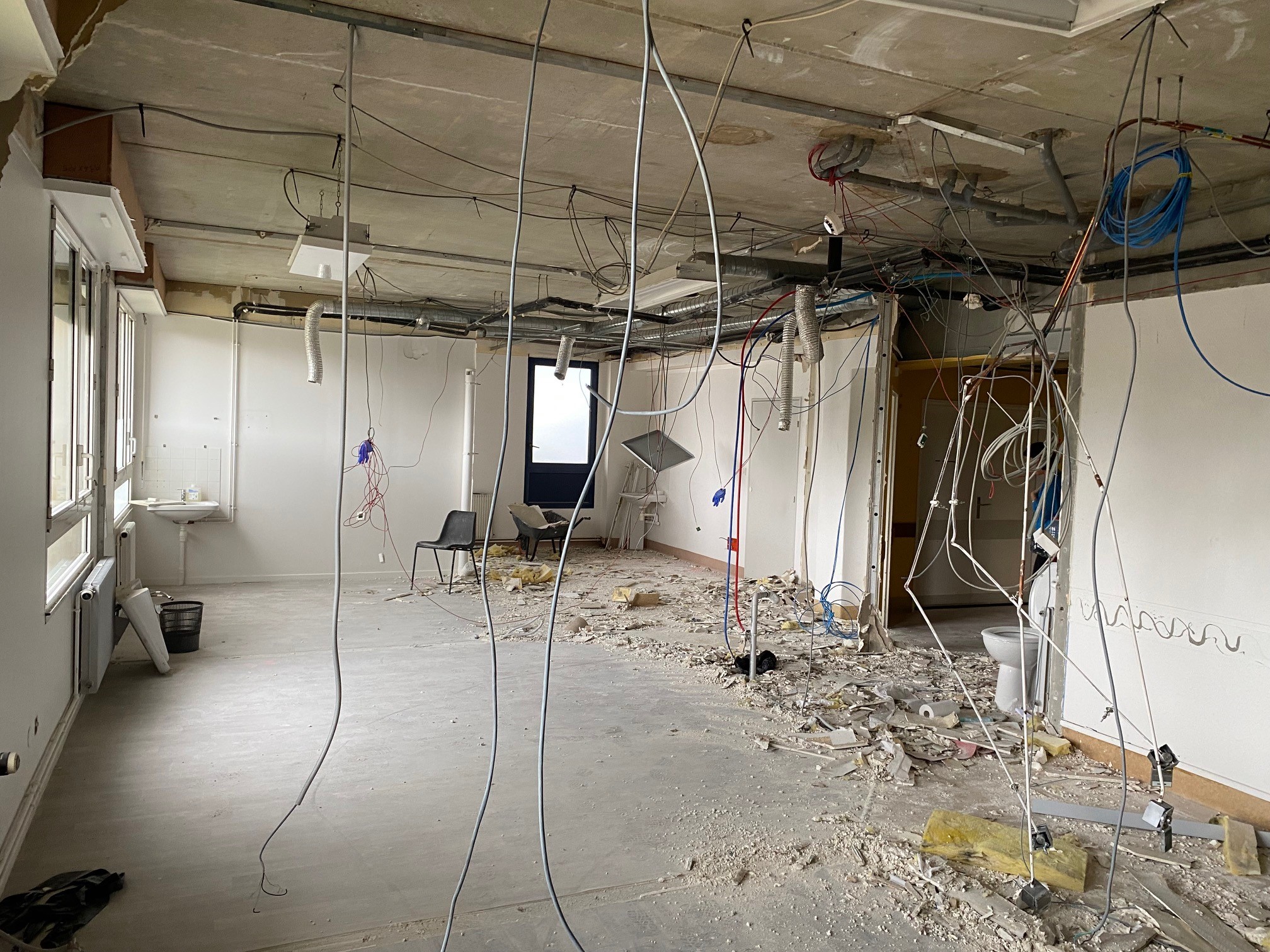 Des travaux en cours pour la création d'une unité de Réadaptation ...