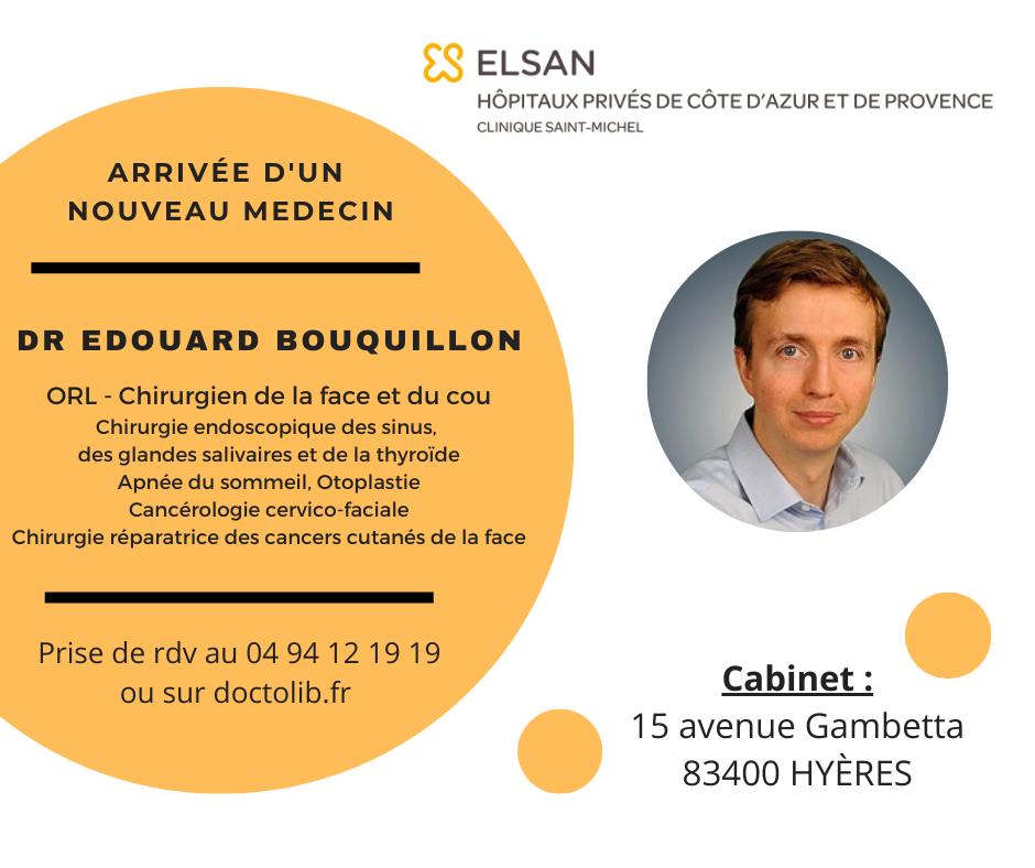 Bienvenue au Dr BOUQUILLON Edouard, ORL - Chirurgien de la face et du ...