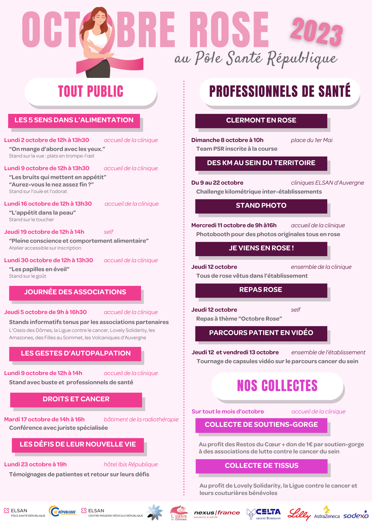 Octobre Rose au Pôle Santé République : un mois de sensibilisation et ...