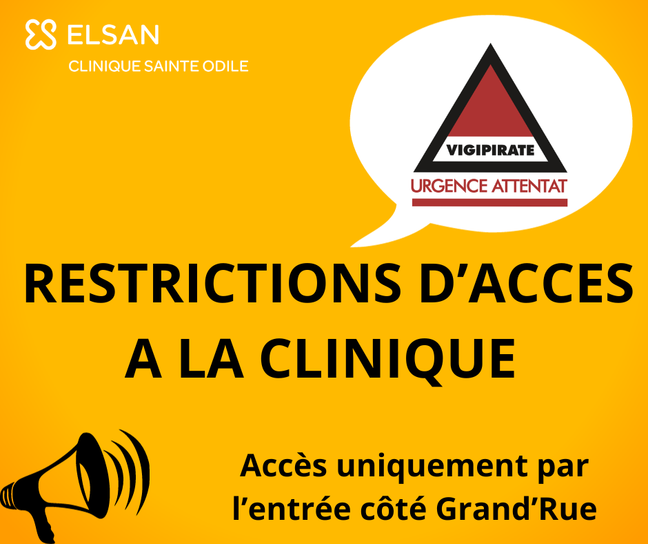 ACCES RESTREINT A LA CLINIQUE | Elsan