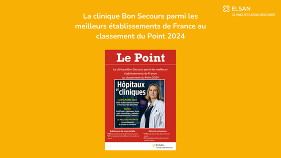 La clinique Bon Secours au classement du palmarès LePoint 2024