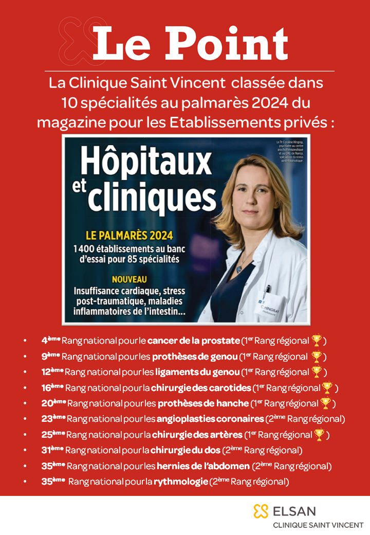 PALMARES LE POINT 2024 | Elsan