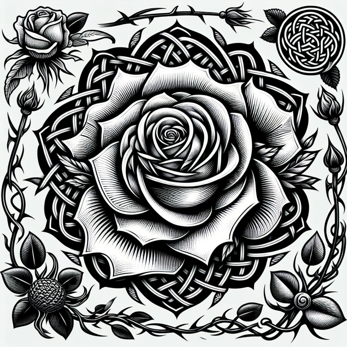 Best Celtic Sunflower Tattoo Generator | Vondy