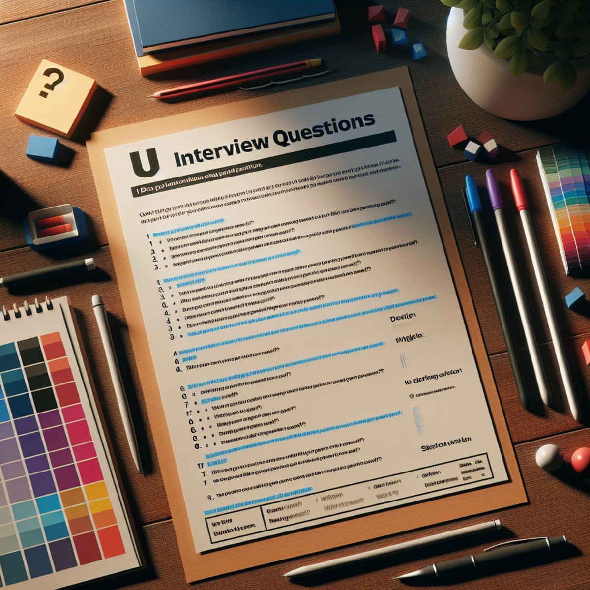 Best Design Interview Question Generator | Vondy