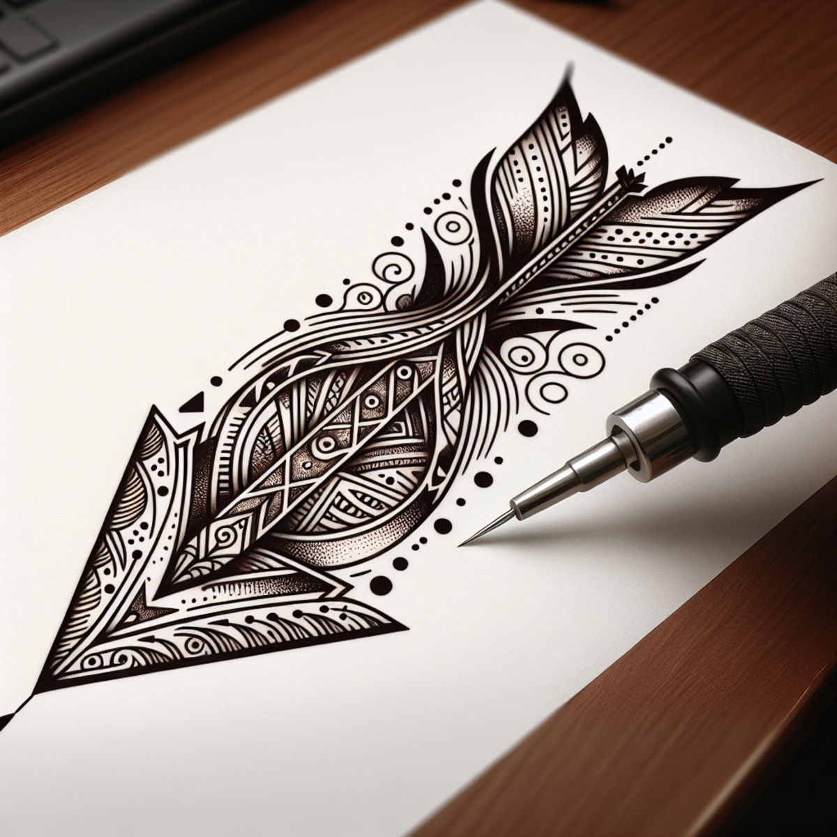 Best Tribal Fusion Arrow Tattoo Generator | Vondy