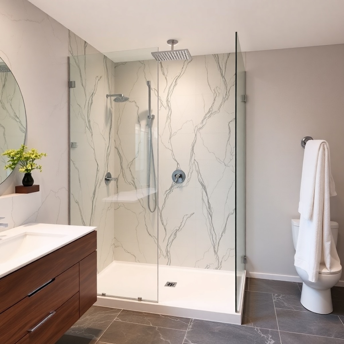 Best Curbless Shower Design Ideas | Vondy