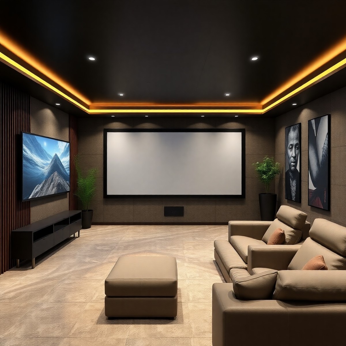 Best Small Home Theater Room Design Ideas | Vondy