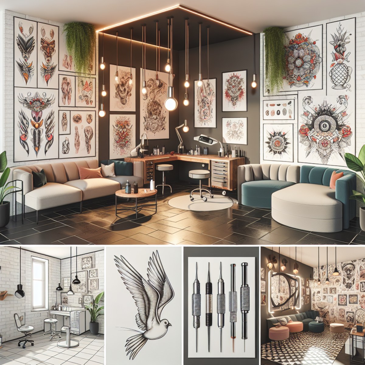 Best Modern Tattoo Shop Interior Design | Vondy