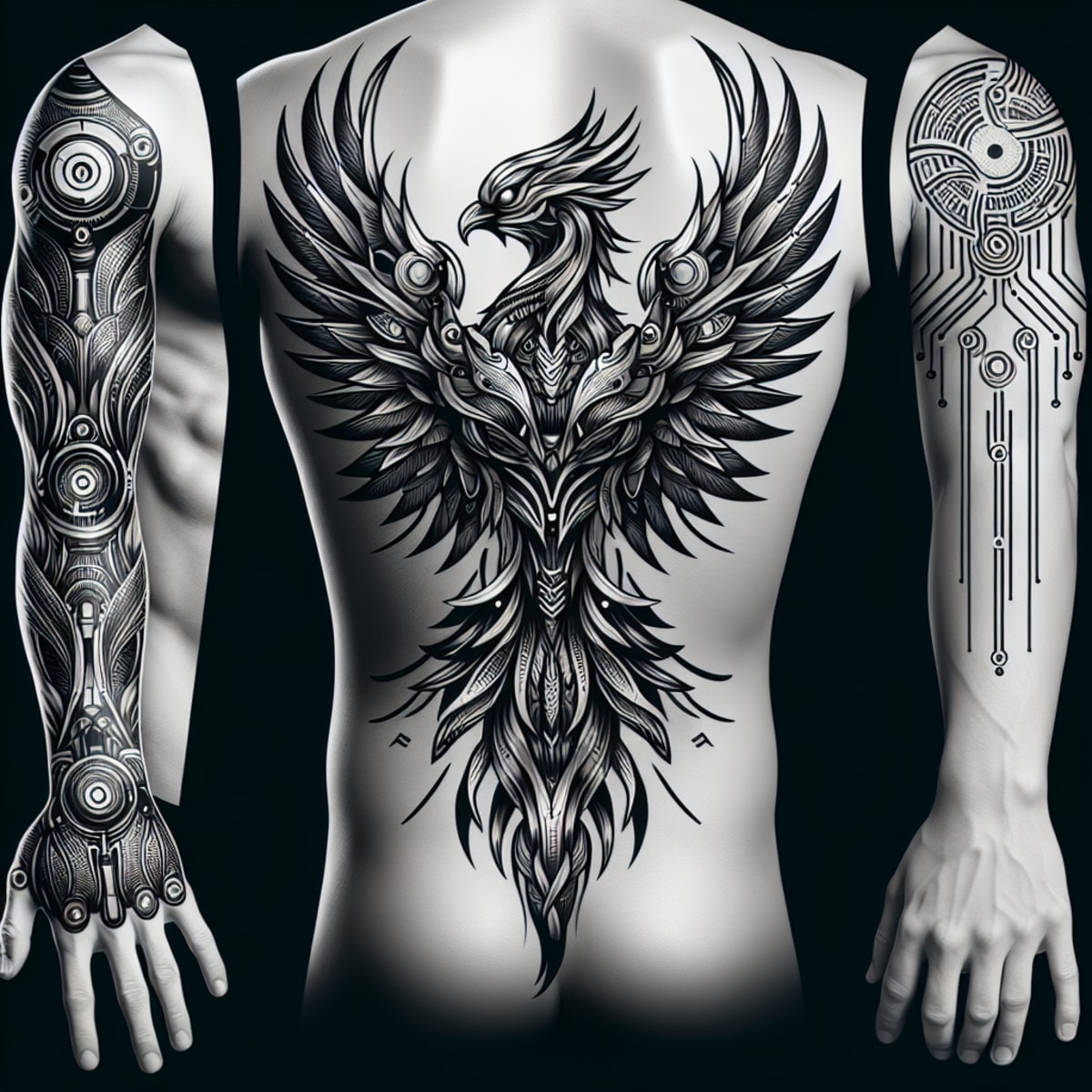 Best New School Phoenix Tattoo Generator | Vondy Best New School Phoenix Tattoo Generator | Vondy