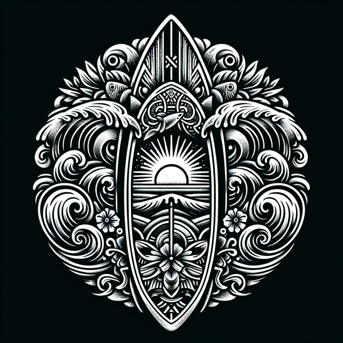 Best Surfboard Tattoo Ideas | Vondy