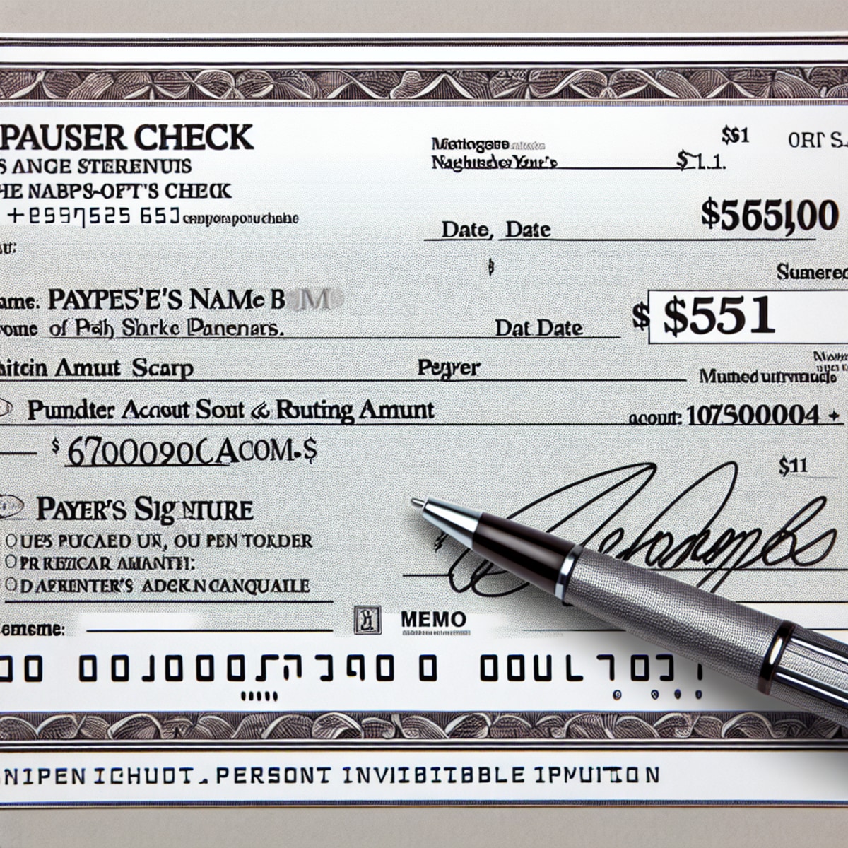 How To Write A Check For $30 | Vondy