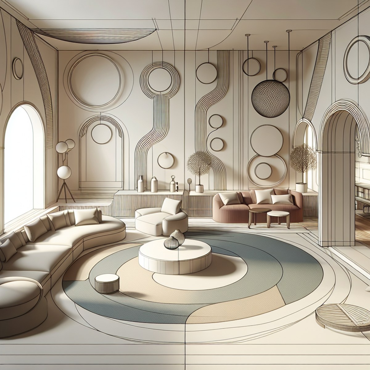 Best Curved Lines Interior Design | Vondy