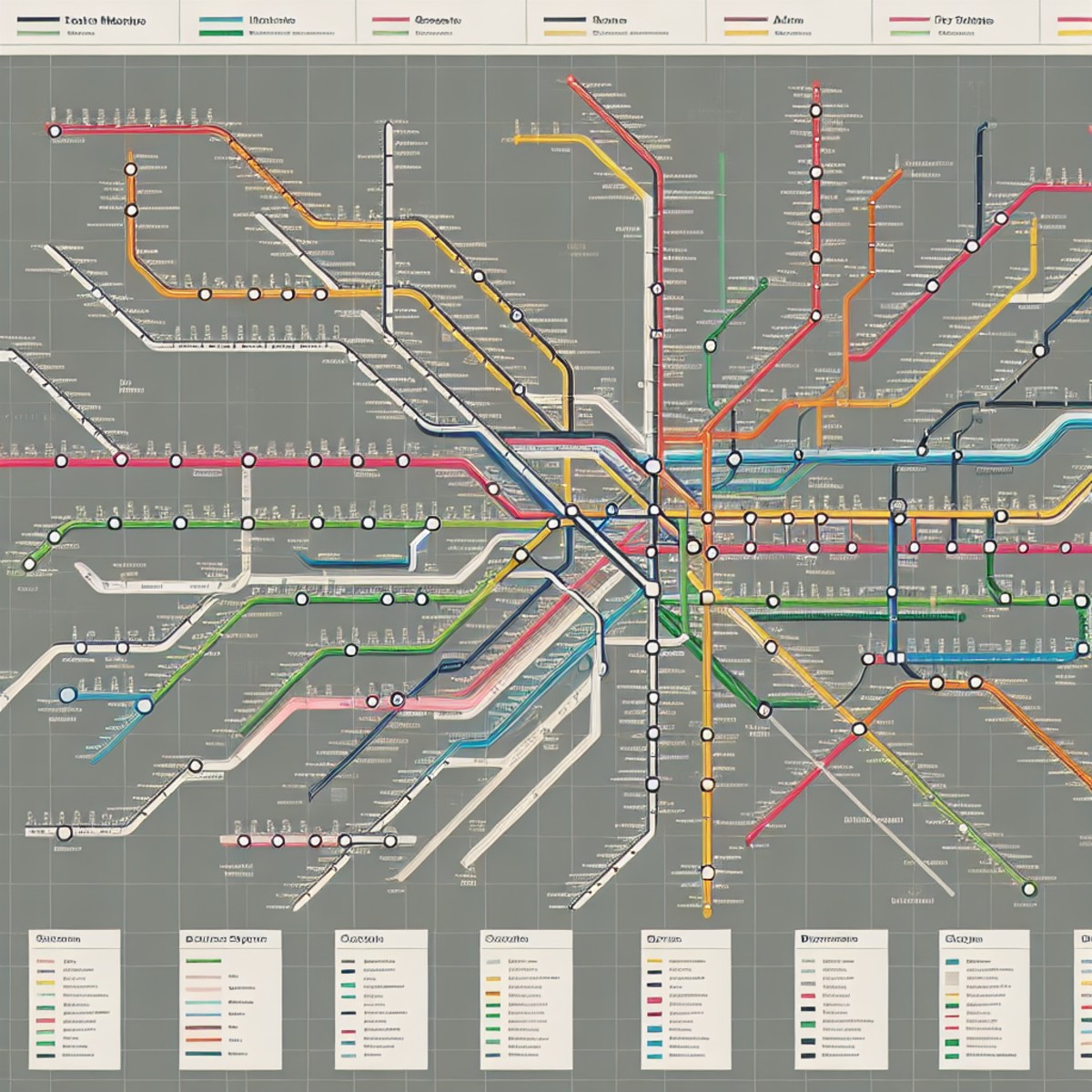 Best Public Transit Map Illustration Generator | Vondy