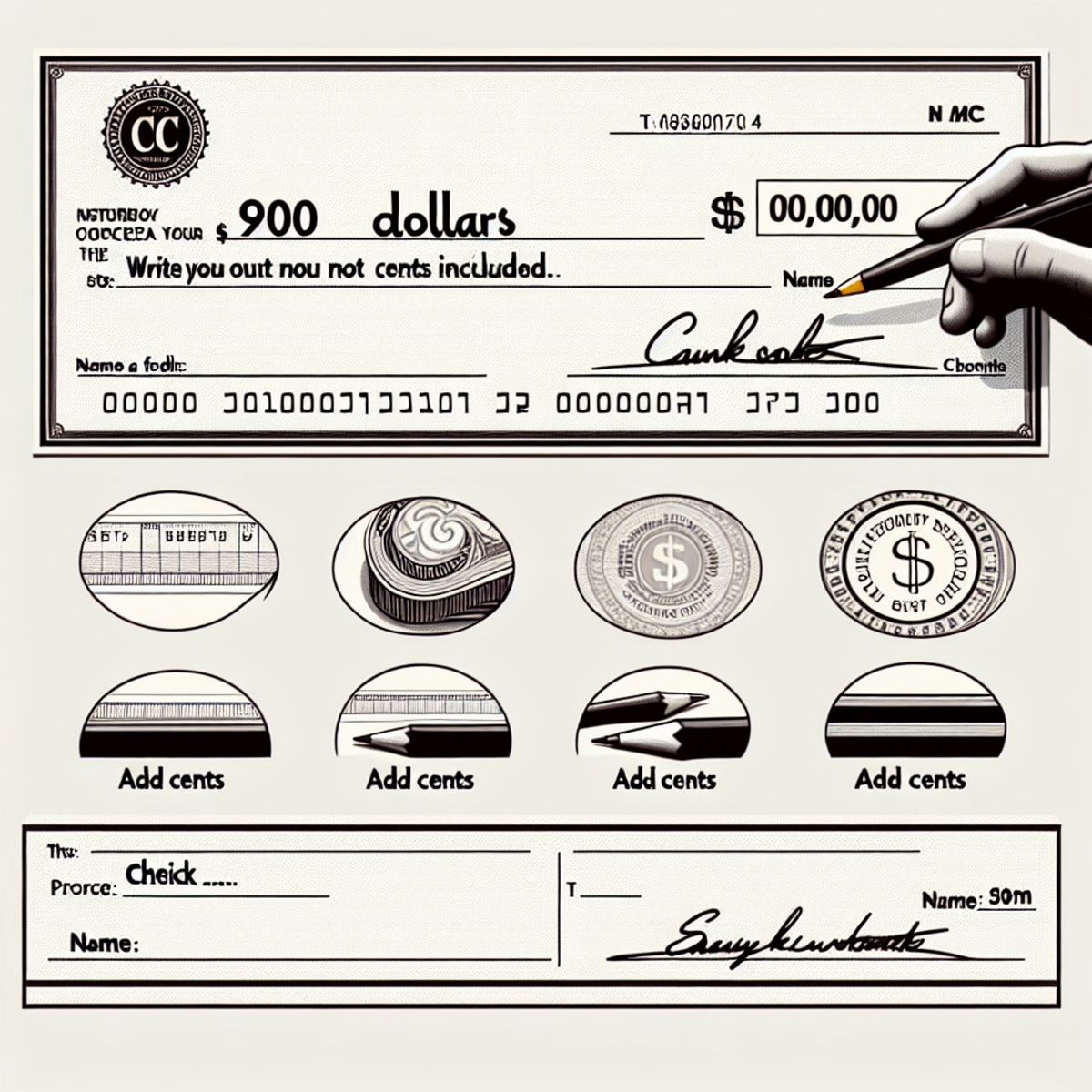 How To Write On The Back Of A Check | Vondy