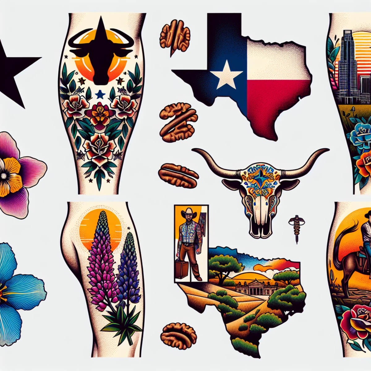 Best Texas Flag Tattoo Ideas | Vondy