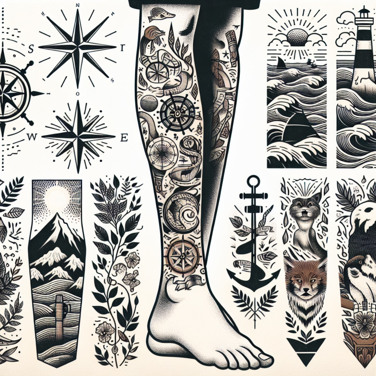 Best Leg Sleeve Tattoo Ideas Men | Vondy